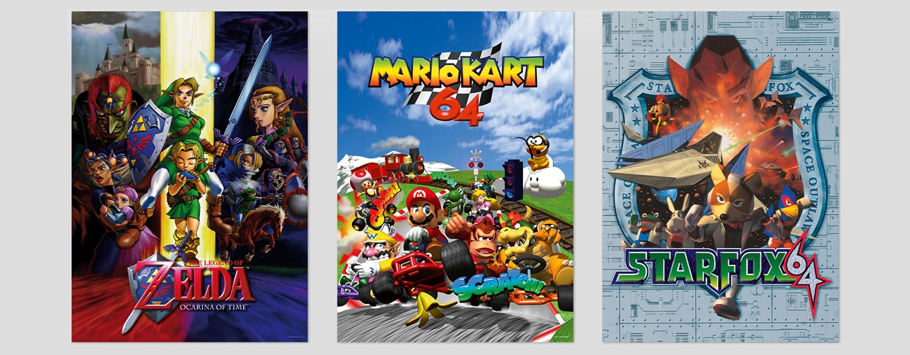 Des posters de jeux N64 offerts sur le My Nintendo Store - Switch-Actu